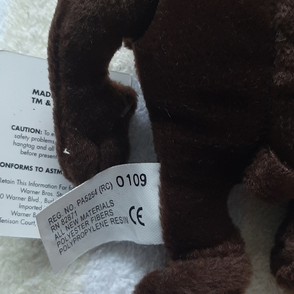 Warner Bros. | Toys | Looney Tunes Taz Plush Mini Bean Bag | Poshmark